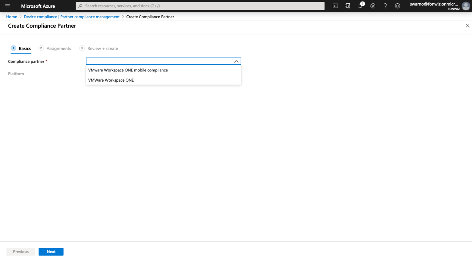 Workspace One UEM 3rd party compliance integration - Microsoft Graph API