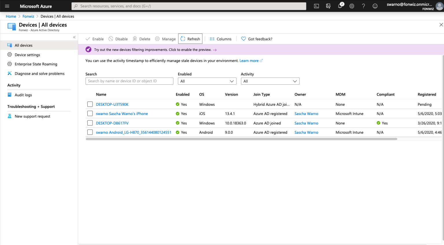Workspace One UEM 3rd party compliance integration - Microsoft Graph API