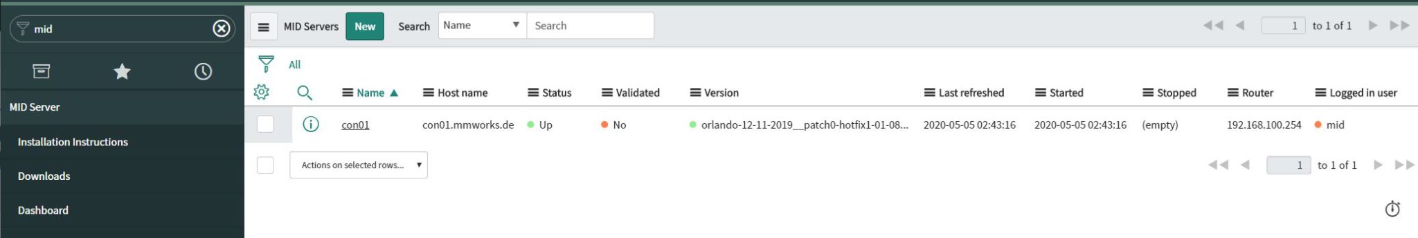 ServiceNow MID Server installation - Digital Workspace
