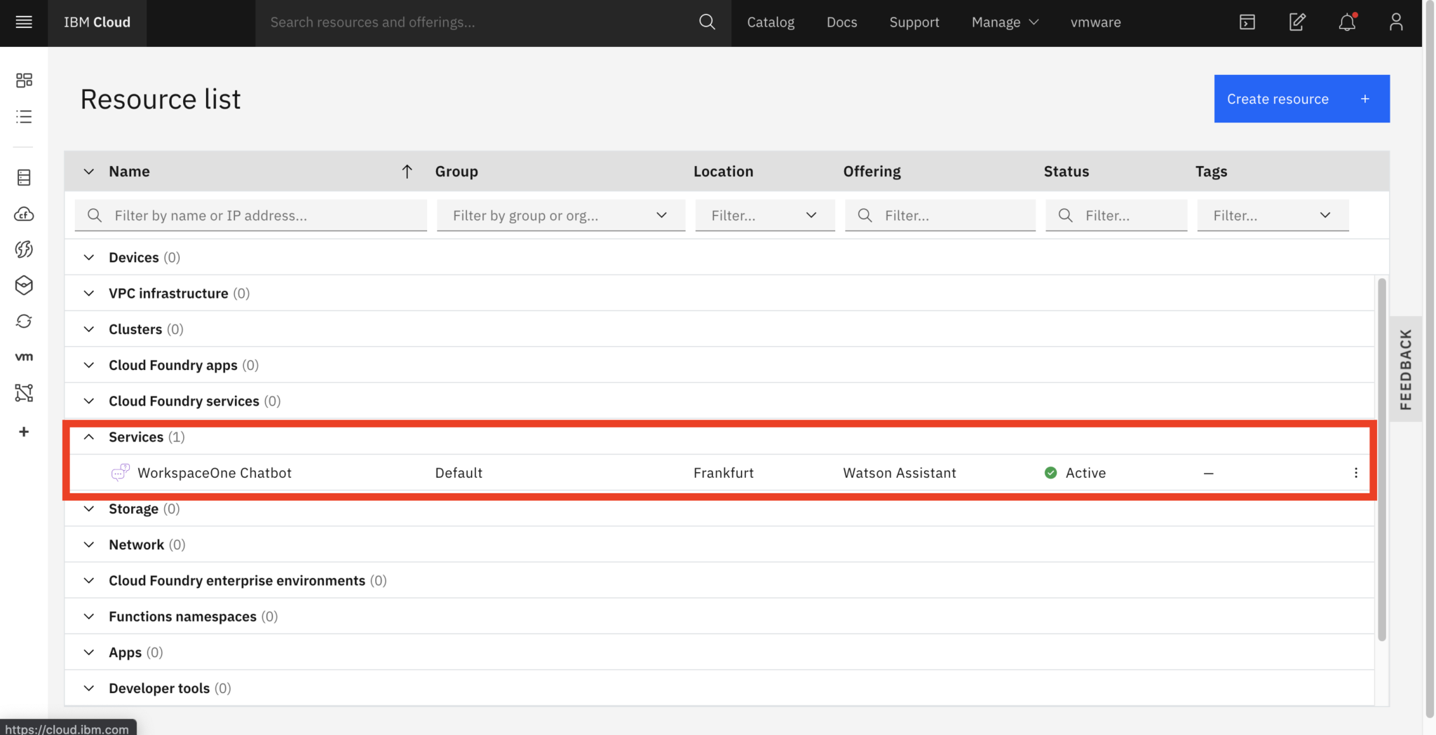 Configuring IBM Watson - Digital Workspace