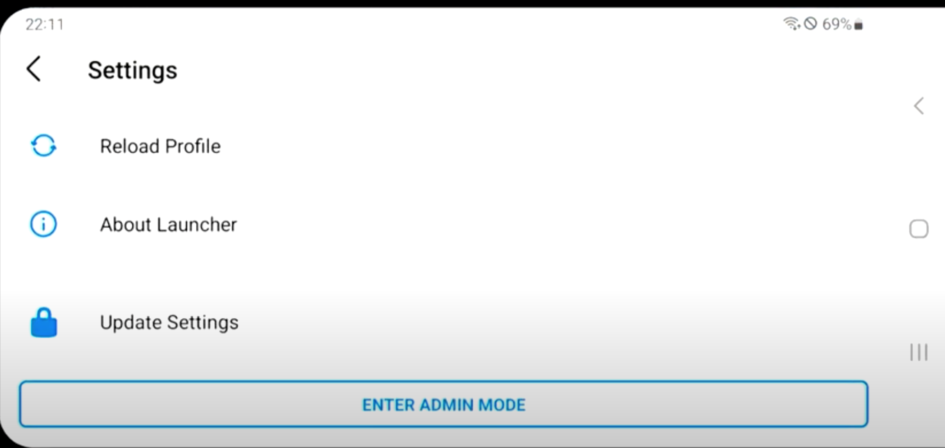 How to setup Workspace ONE Launcher to allow Users to access Update ...
