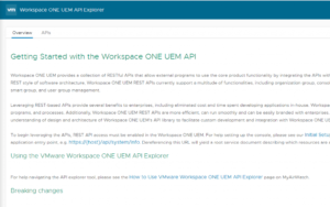 REST API in Workspace ONE UEM! - Digital Workspace