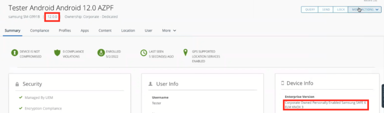 Android COPE - Enterprise Wipe Functionality - Digital Workspace