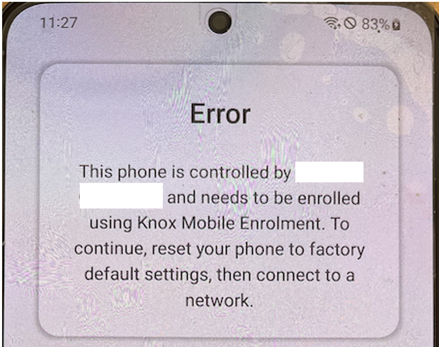 Android COPE - Enterprise Wipe Functionality - Digital Workspace