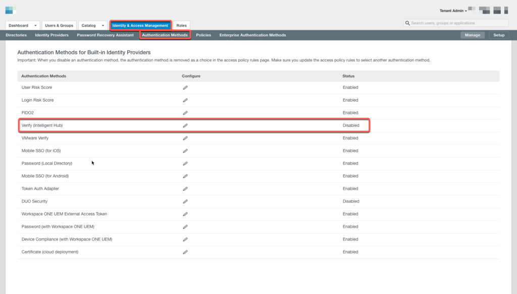 Intelligent Hub Verify and Authenticator App (SaaS & 2209 On-Premises ...