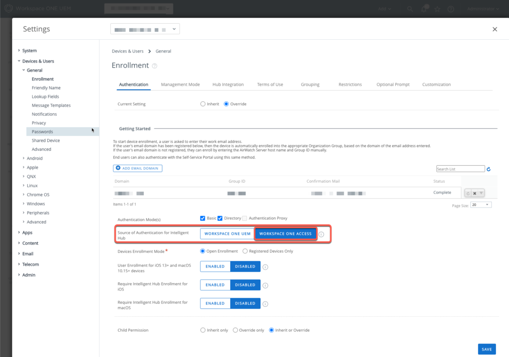 How to activate Hub Services - Digital Workspace