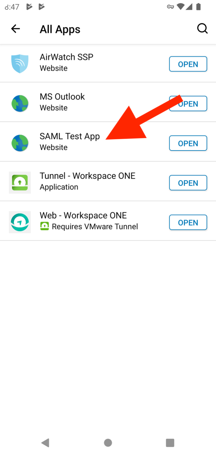 VMware Workspace ONE Access SAML SSO - Digital Workspace