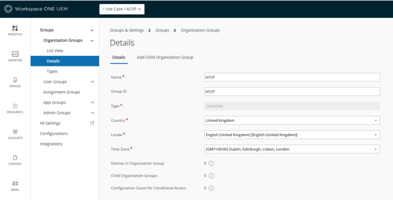 Let us have a look on AOSP Devices with Workspace ONE UEM - Digital ...