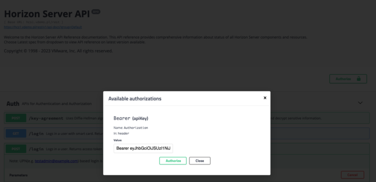 Using Horizon 8 REST API for audit and reporting - Digital Workspace