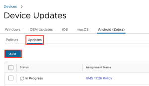 Get started with Zebra Lifeguard OTA in Workspace ONE - Digital Workspace