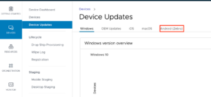 Get started with Zebra Lifeguard OTA in Workspace ONE - Digital Workspace